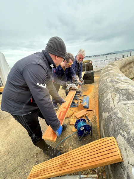 Repair Work to the Pier – East Dorset Sailing Club